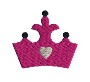 Mini Crown Embroidery Design
