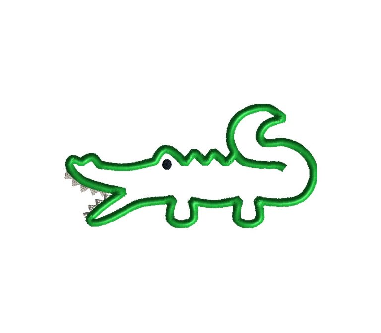 Alligator Applique Design