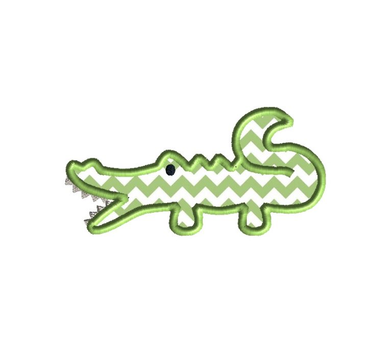 Alligator Applique Design