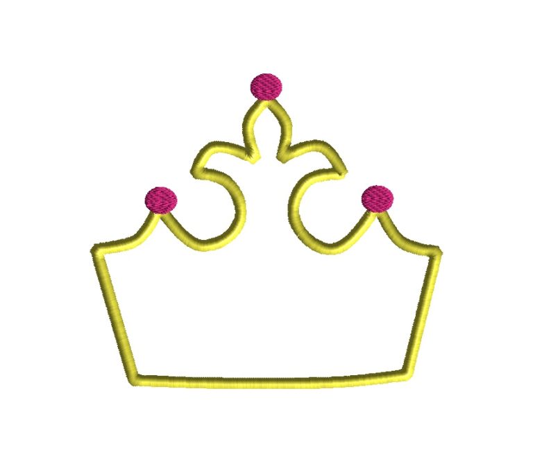 Crown Applique Design