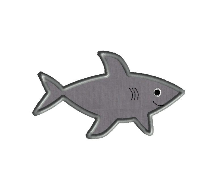 Shark Applique Design