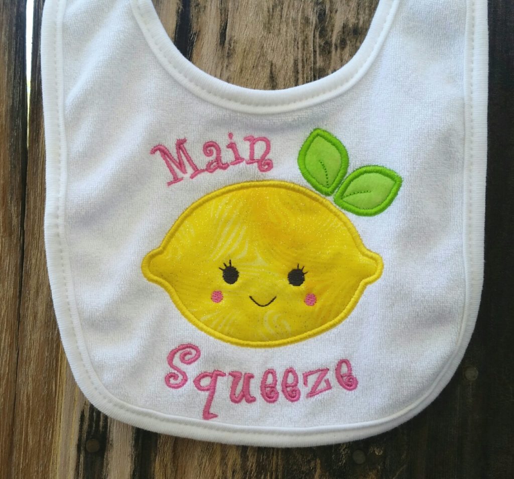 Lemon Applique Design