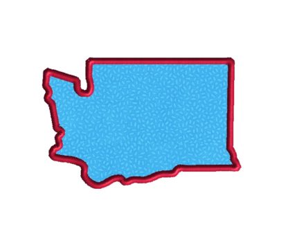 Washington State Applique Design