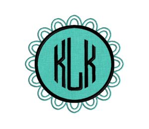 Frame R Applique Design