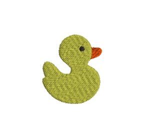 Mini Duck Machine Embroidery Design - 3 sizes