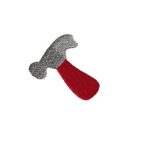 Mini Hammer Machine Embroidery Design - 3 sizes