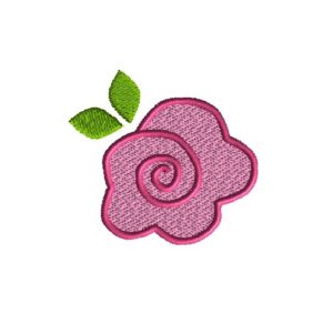 Mini Rose Machine Embroidery Design - 3 sizes - garden