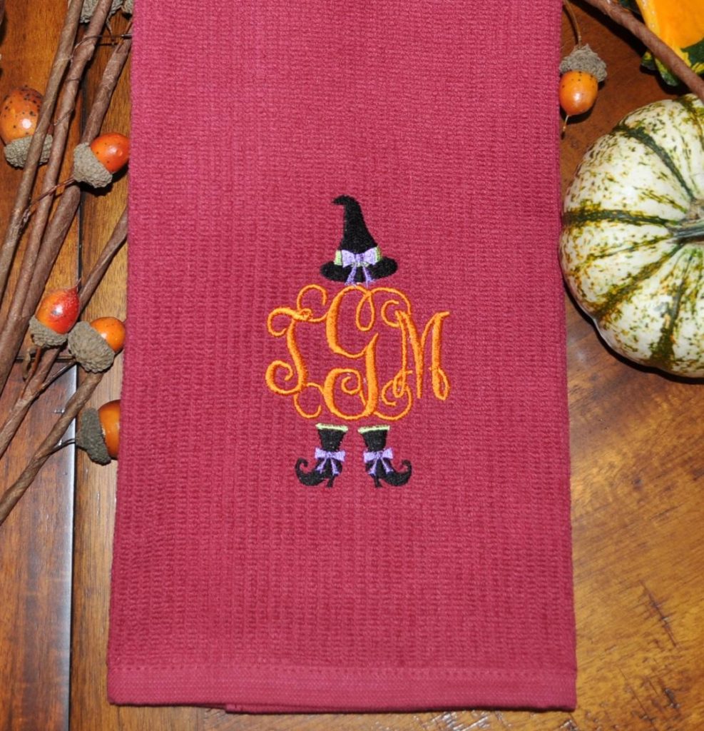Mini Witch Machine Embroidery Design Set