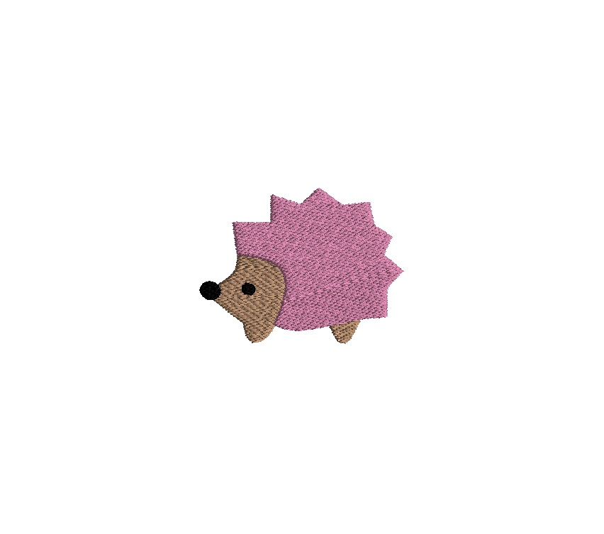 Mini Hedgehog Machine Embroidery Design - 3 sizes