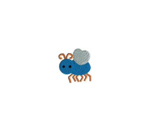 Mini Bugs Machine Embroidery Design Set