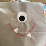 Monster Face Applique Machine Embroidery Design