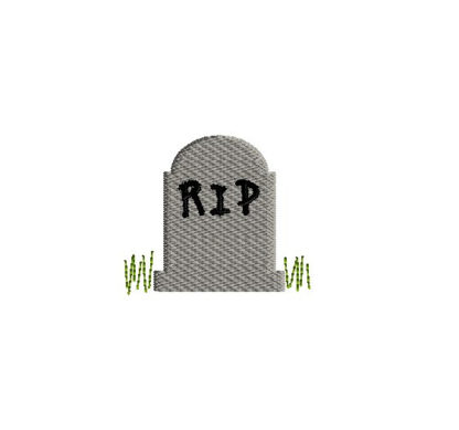 Mini Grave Stone Machine Embroidery Design