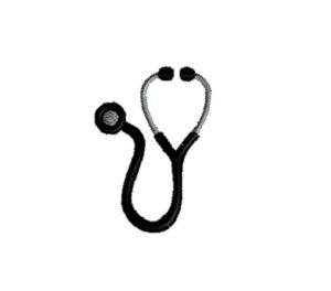 Mini Stethoscope Machine Embroidery Design