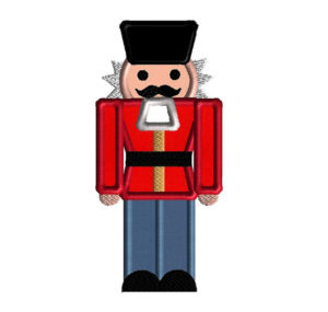 Nutcracker Applique Machine Embroidery Design