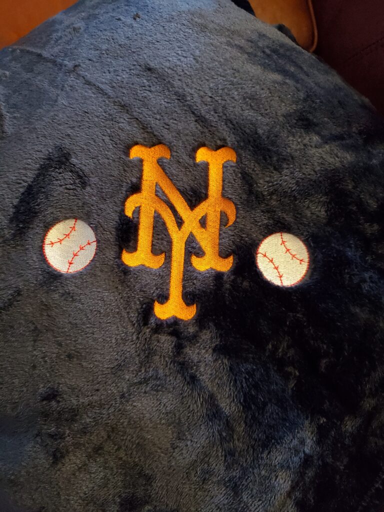 Mini Baseball Machine Embroidery Design