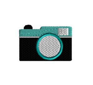 Mini Camera Machine Embroidery Design - 3 sizes