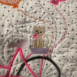 Mini Cat Machine Embroidery Design - 3 sizes