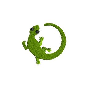 Mini Lizard Machine Embroidery Design - 3 sizes