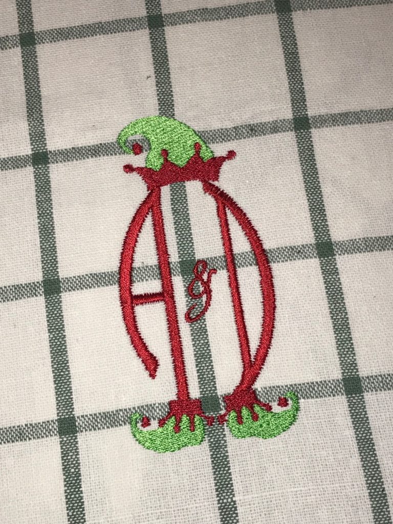 Mini Elf Machine Embroidery Design Set