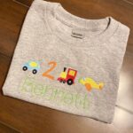 Mini Transportation Machine Embroidery Design Set - 3 sizes each