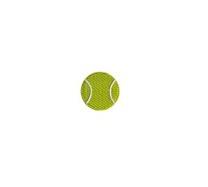 Mini Tennis Machine Embroidery Design Set - 3 sizes each