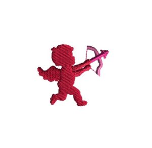 Mini Cupid with Arrow Machine Embroidery Design - 3 sizes