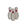 Mini Bowling Machine Embroidery Design Set