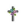 Mini Cross with Flowers 2 Machine Embroidery Design
