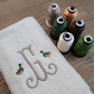 Mini Mallard Duck Machine Embroidery Design