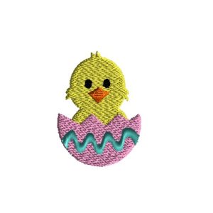 Mini Chick Hatching Machine Embroidery Design