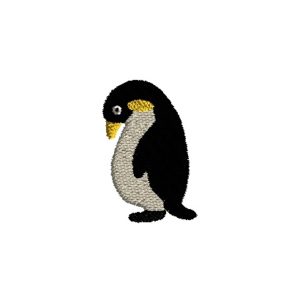 Mini Emperor Penguin Machine Embroidery Design