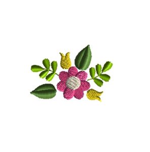 Mini Floral Machine Embroidery Design