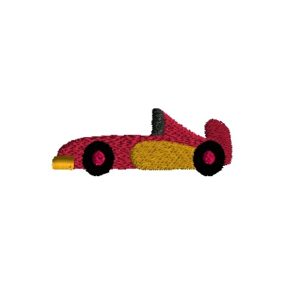 Mini Race Car 2 Machine Embroidery Design