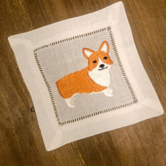 Mini Corgi Dog Machine Embroidery Design