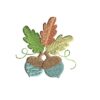 Mini Acorn Pair Machine Embroidery Design