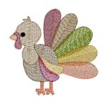 Turkey Quick Stitch Machine Embroidery Design