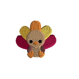 Mini Turkey 4 Machine Embroidery Design