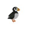Mini Puffin Machine Embroidery Design