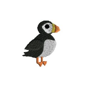 Mini Puffin Machine Embroidery Design