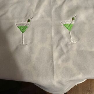 Mini Martini Machine Embroidery Design