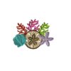 Mini Coral Reef Machine Embroidery Design