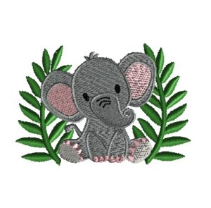 Jungle Animals Machine Embroidery Design Set