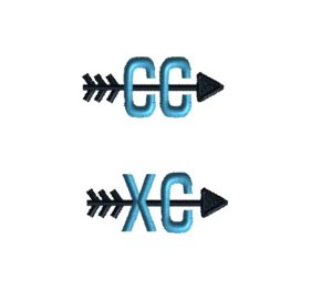 Mini Cross Country Machine Embroidery Design Set