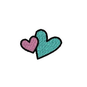 Mini Hearts 2 Machine Embroidery Design