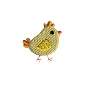 Mini Spring Chick 4 Machine Embroidery Design